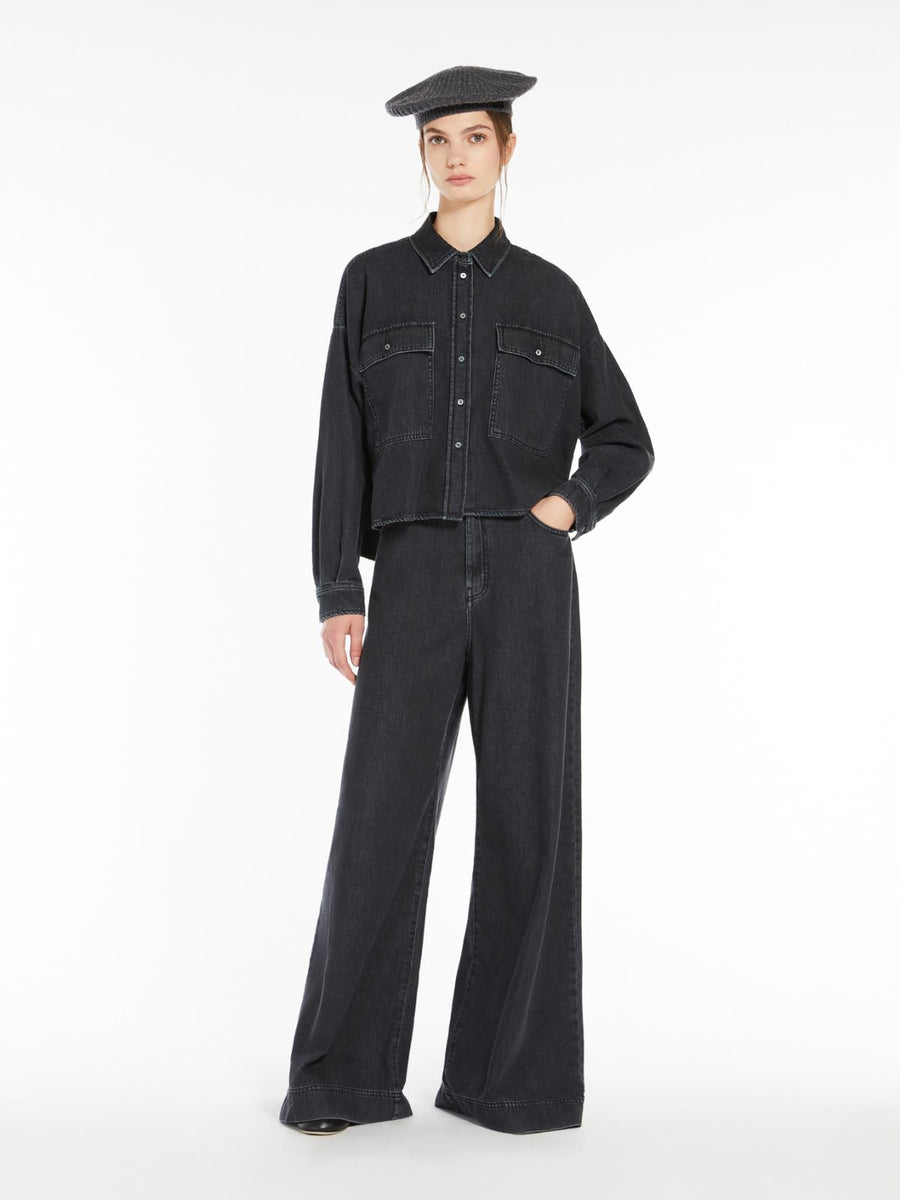MaxMara Zemira Denim Boxy Shirt – Stow Country Clothing also trading as ...